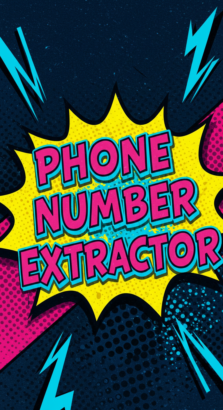 电话号码提取器 - 从任何文本中提取数字